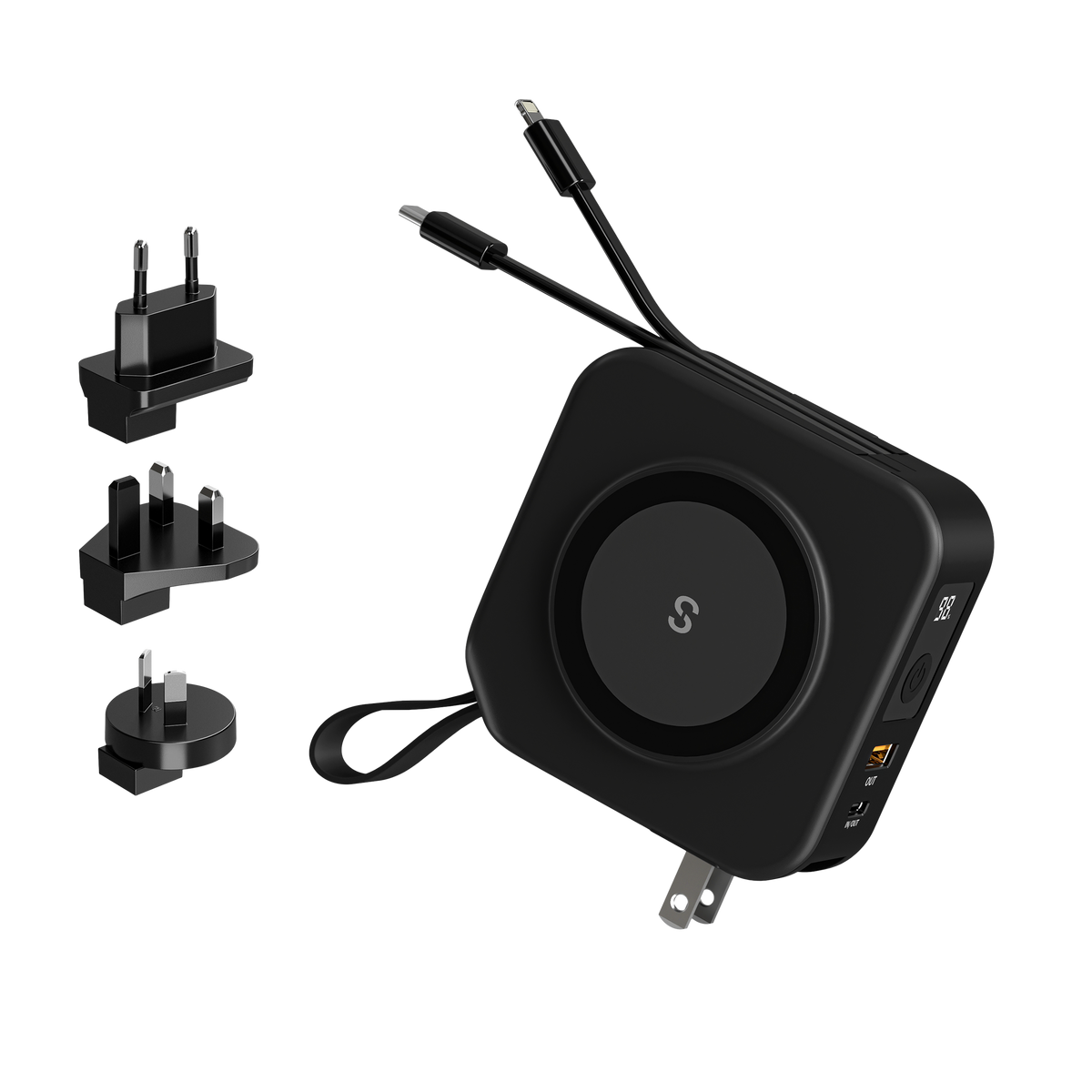 SnapWireless™| Wireless Charging Power Bank, Wireless Car Mount